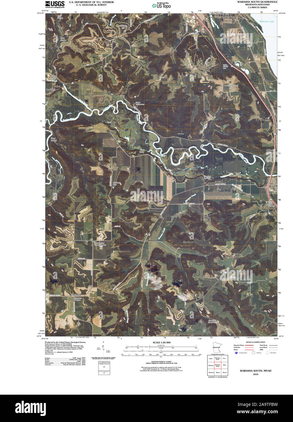 Map of wabasha hi-res stock photography and images - Alamy