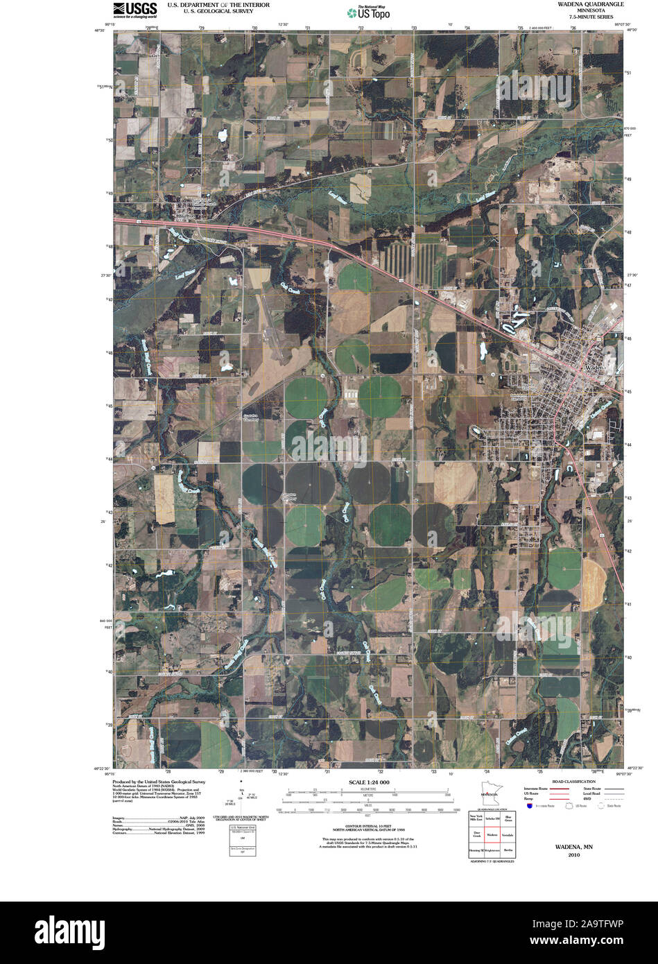 Map of wadena hi-res stock photography and images - Alamy