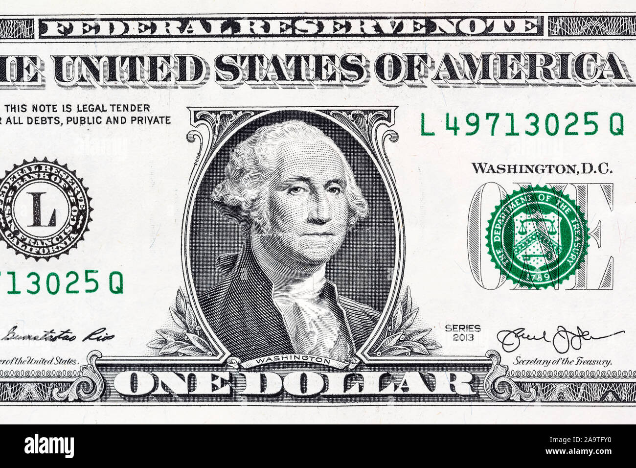 First us banknote hi-res stock photography and images - Alamy