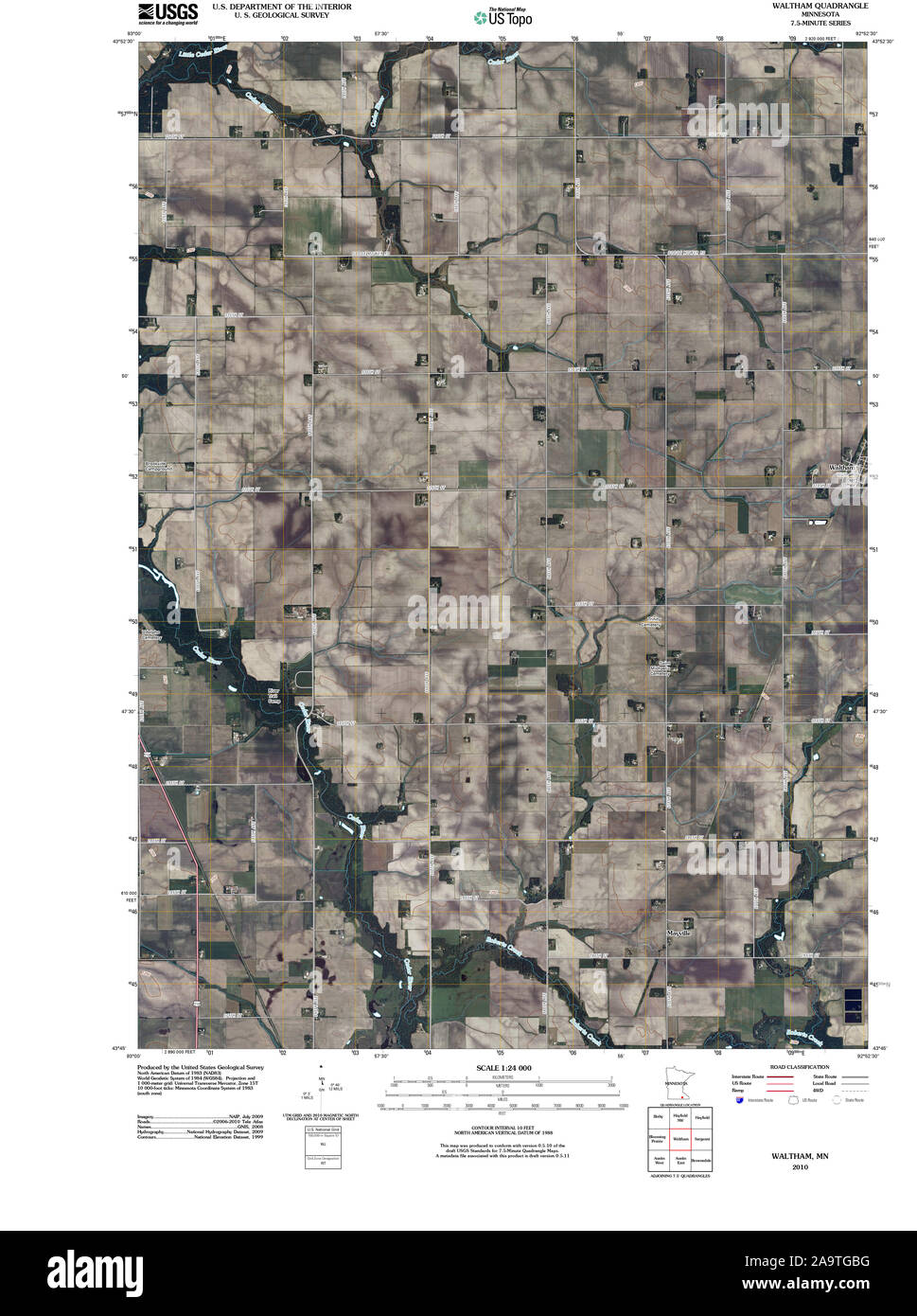 Waltham map hi-res stock photography and images - Alamy