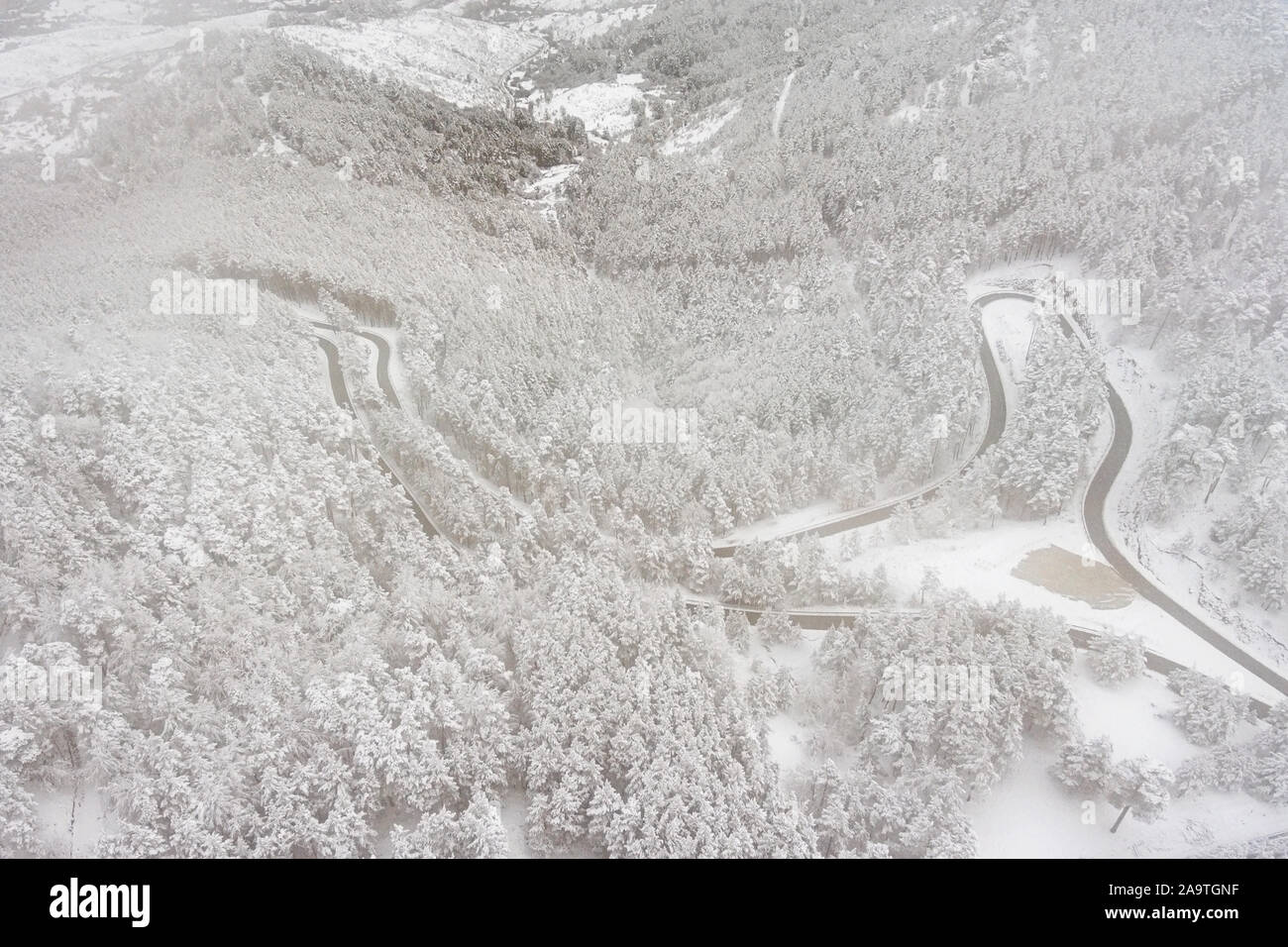 Abstract aerial view curved hi-res stock photography and images - Alamy