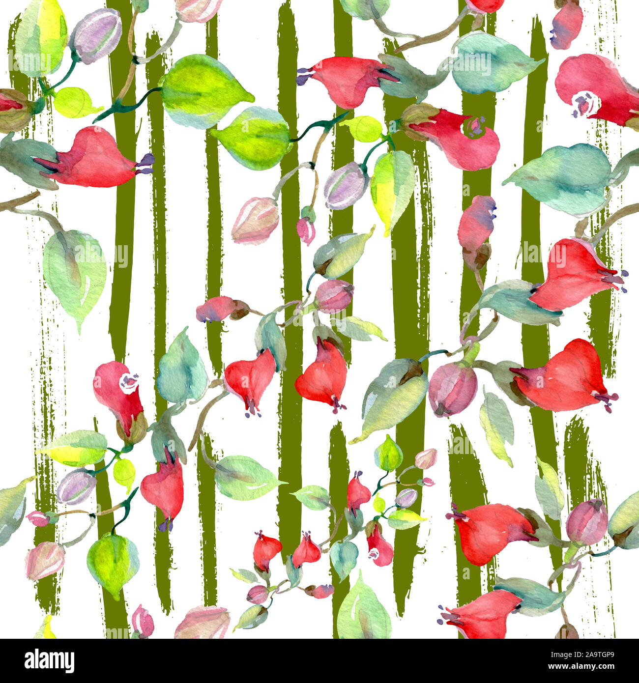 Bouquet floral botanical flowers. Watercolor background illustration ...