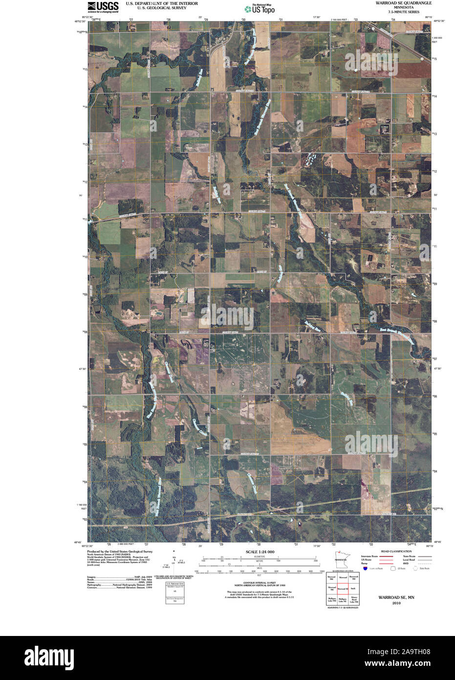 Warroad map hi-res stock photography and images - Alamy