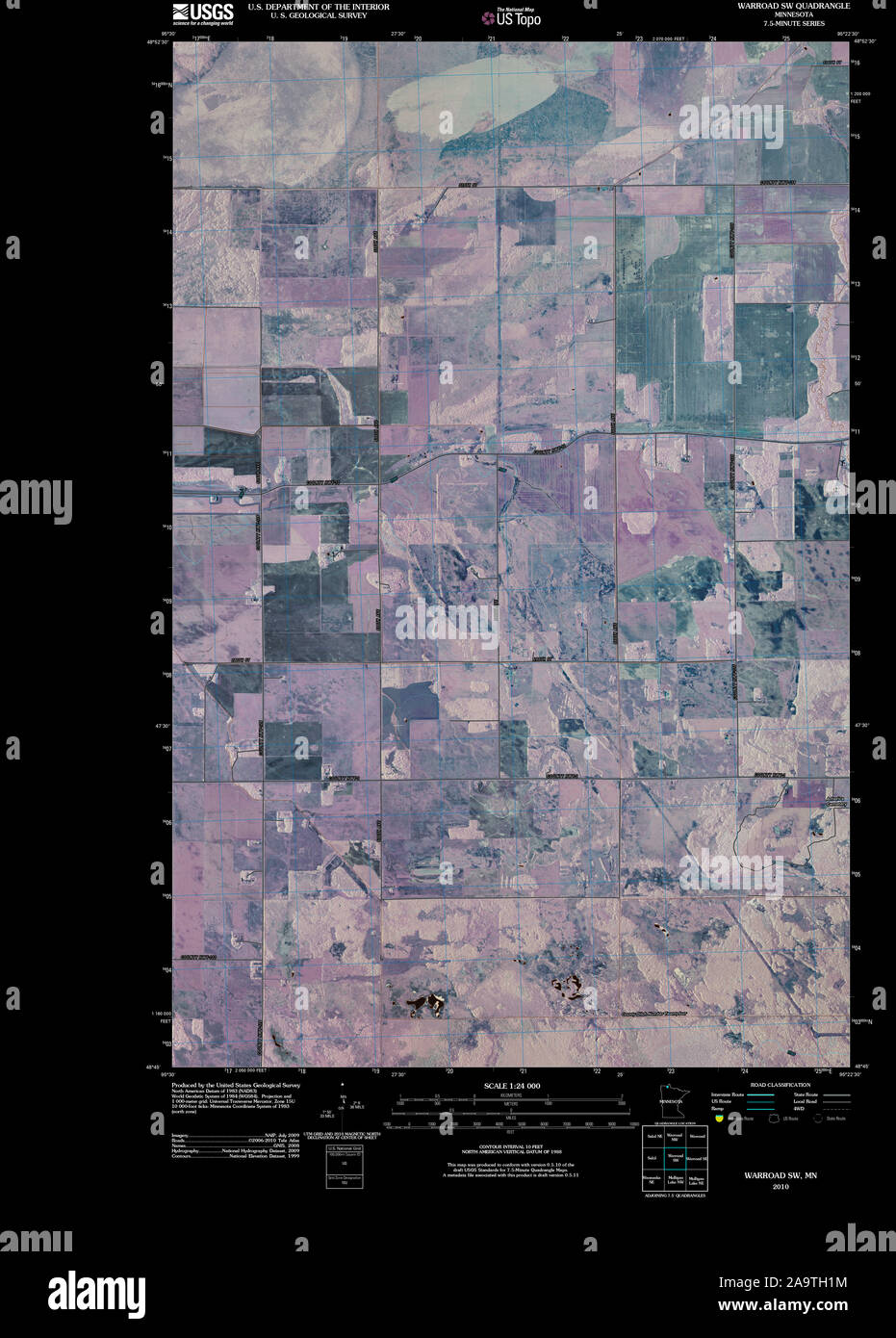 Warroad map hi-res stock photography and images - Alamy