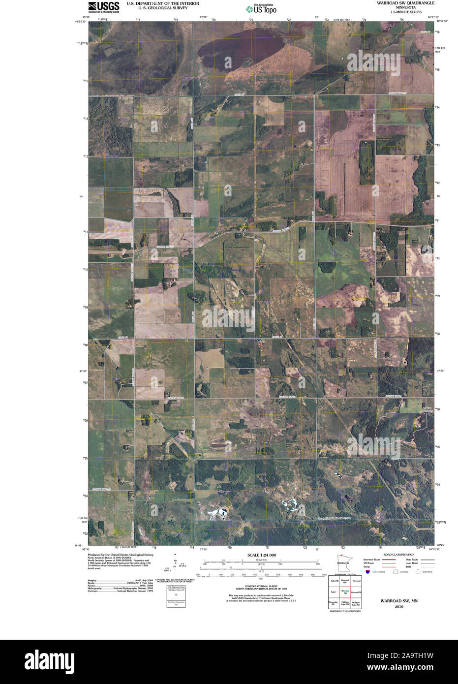 Warroad map hi-res stock photography and images - Alamy