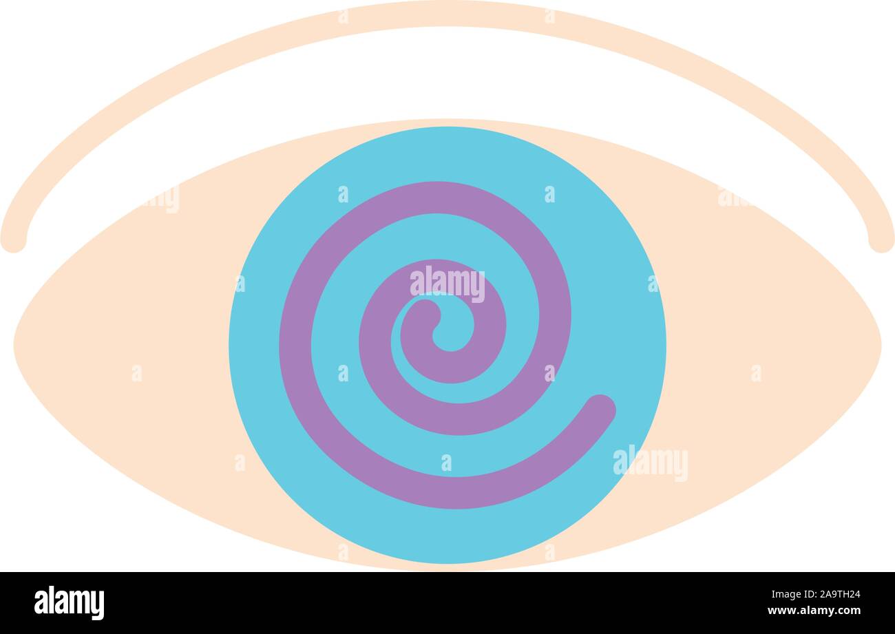 Hypnosis eye spiral hi-res stock photography and images - Alamy