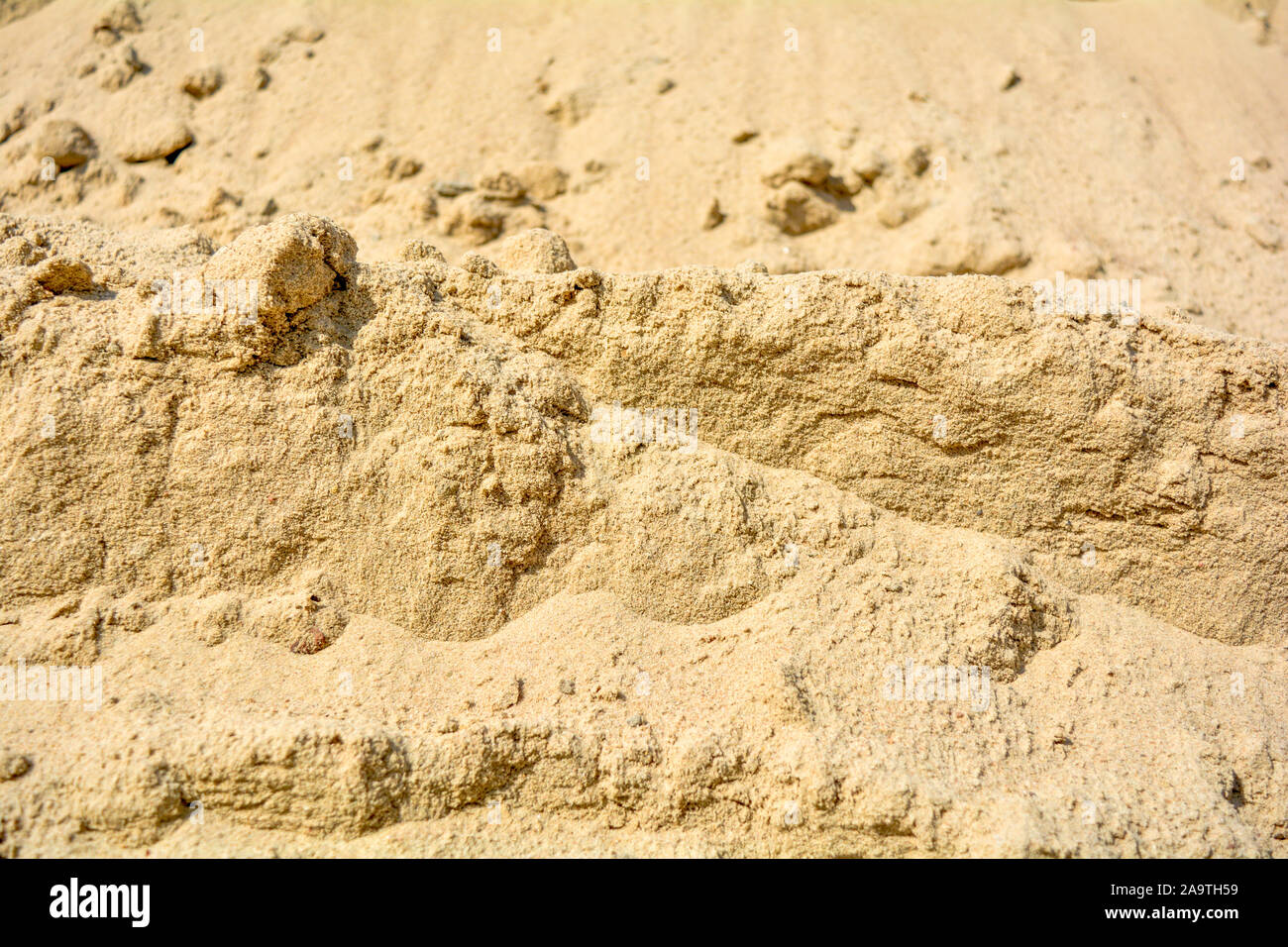 Pile of yellow sand background texture. Construction Supplies. Building ...