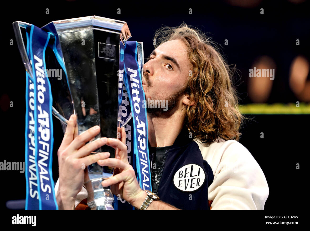 Stefanos tsitsipas trophy nitto atp hi-res stock photography and images ...