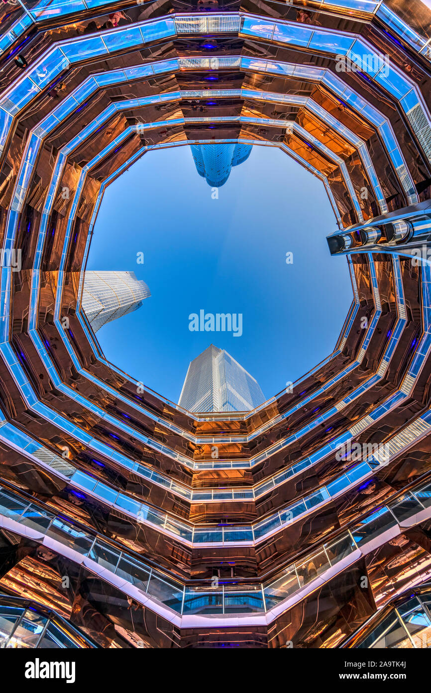 The Vessel, Hudson Yards Redevelopment Project, Manhattan, New York ...