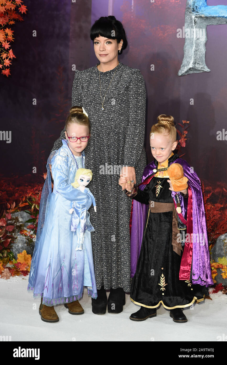 London, UK. 17th Nov, 2019. LONDON, UK. November 17, 2019: Lilly Allen ...