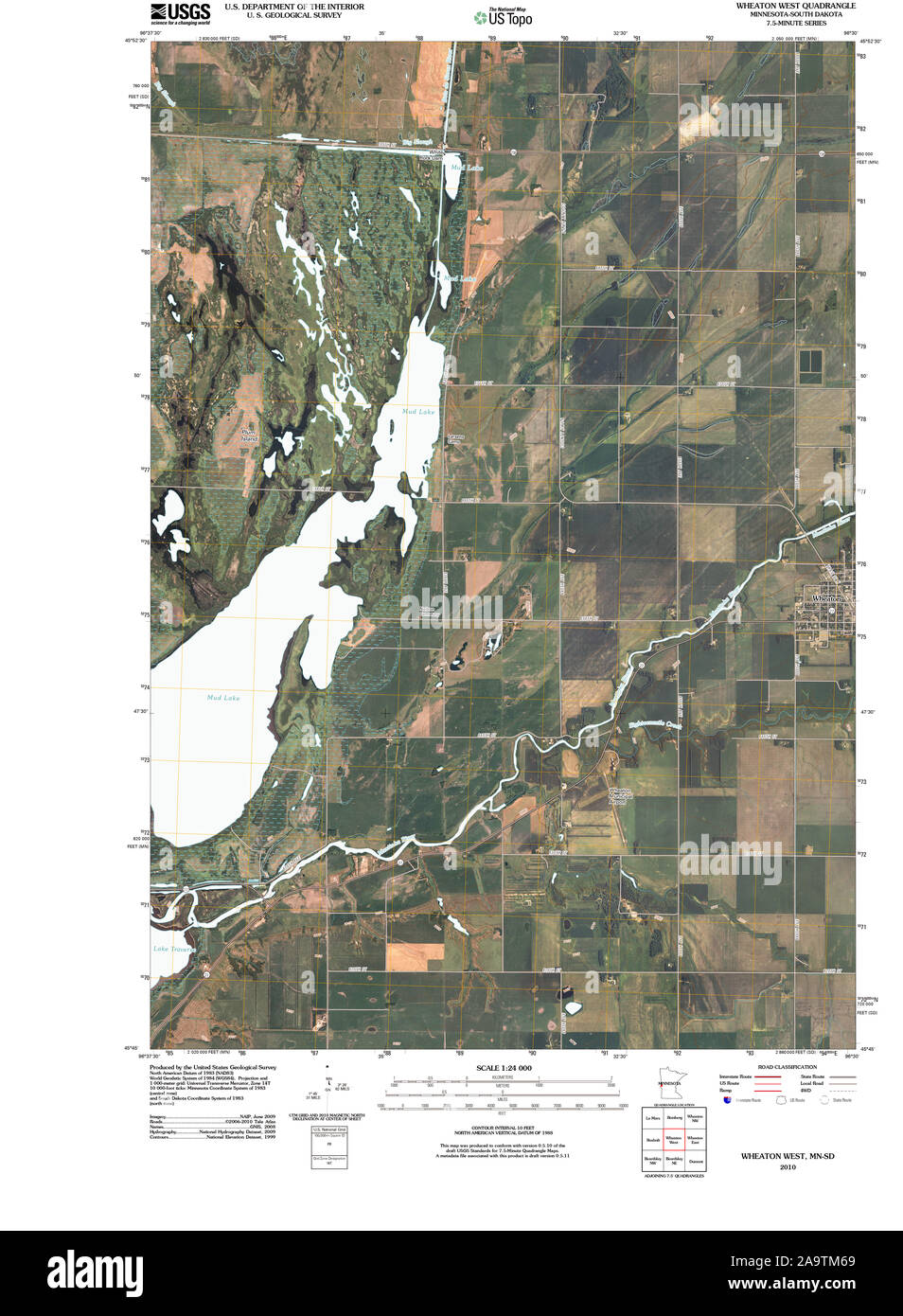 Map of wheaton minnesota hi-res stock photography and images - Alamy