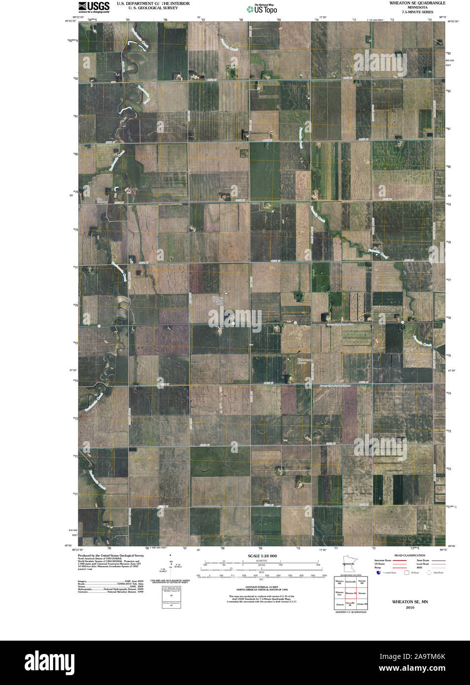 Map of wheaton minnesota hi-res stock photography and images - Alamy