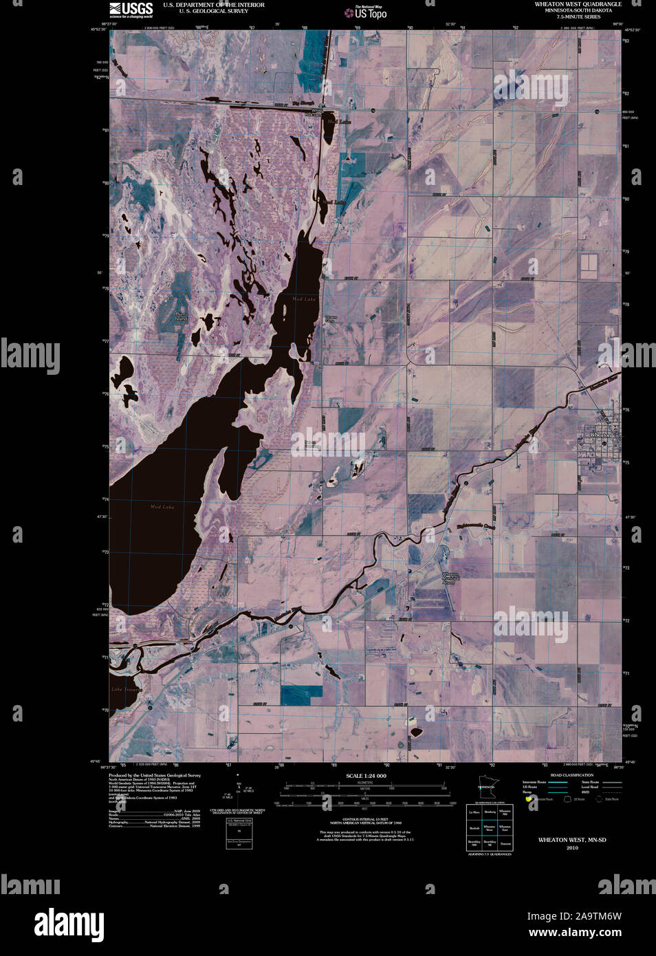 Map of wheaton minnesota hi-res stock photography and images - Alamy