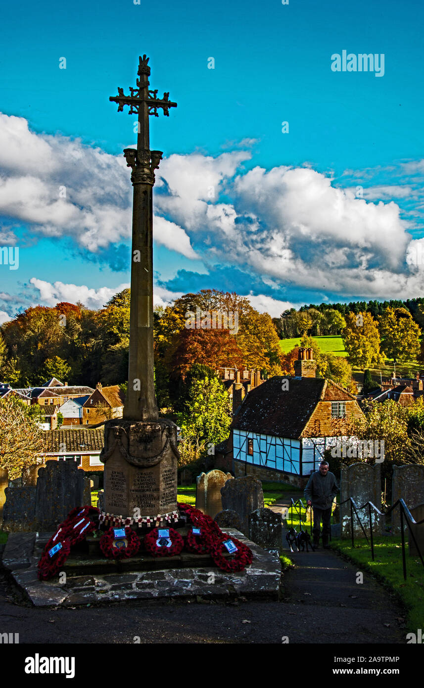 A view of Westerham, Kent. UK Stock Photo - Alamy