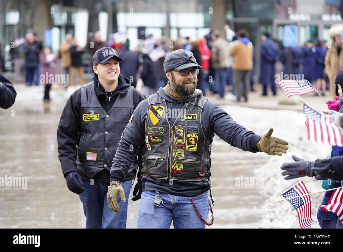 Many Veterans all over Wisconsin come out to Veterans Day Parade ...