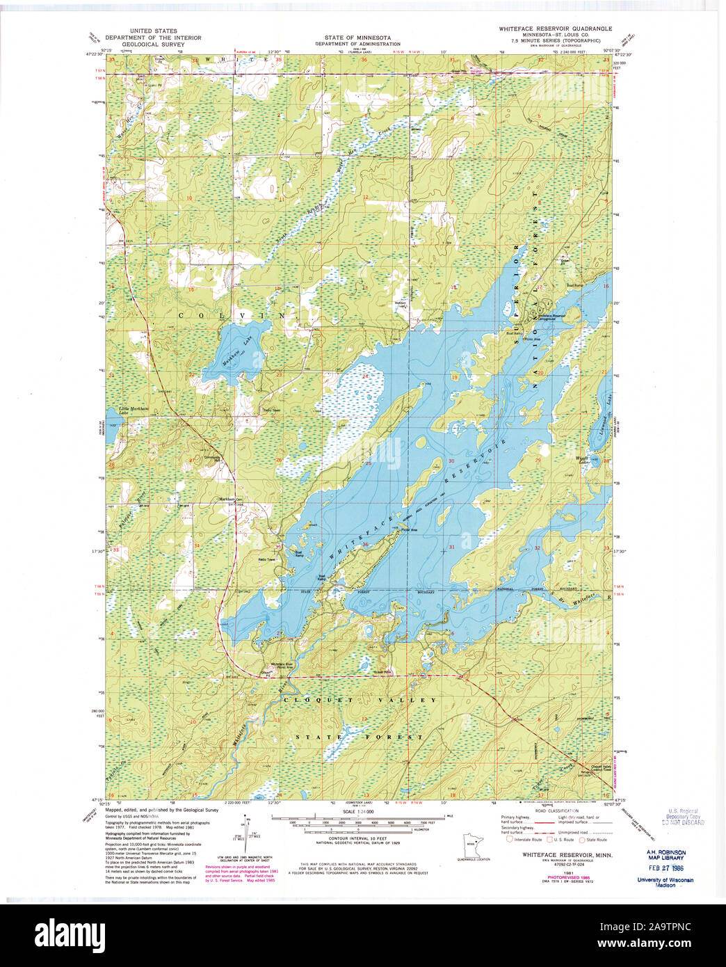 Whiteface reservoir hi-res stock photography and images - Alamy