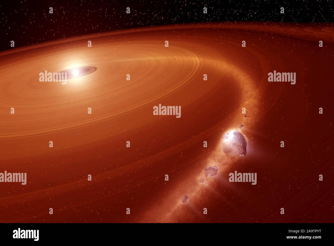 Asteroid belt hi-res stock photography and images - Alamy