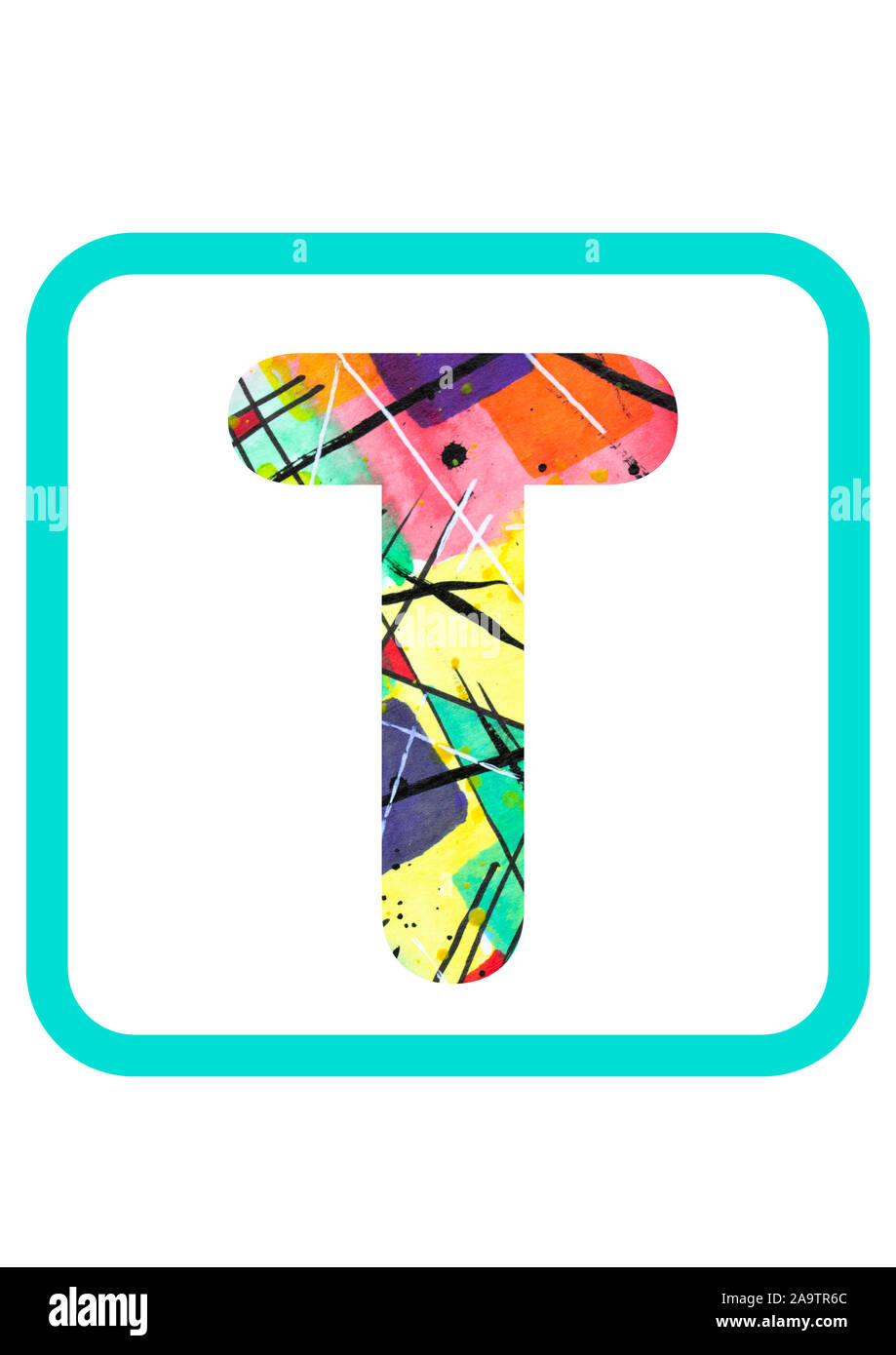 Painting with letter t hi-res stock photography and images - Alamy