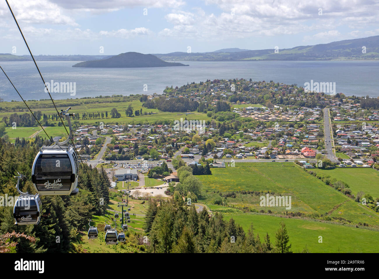 Skyline rotorua gondola above hi-res stock photography and images - Alamy