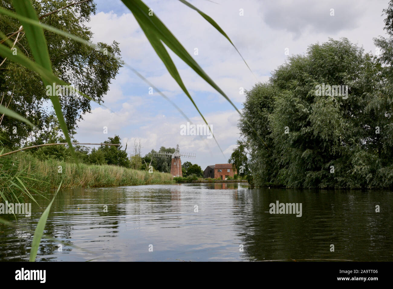 Broadland norfolk windmill hi-res stock photography and images - Alamy