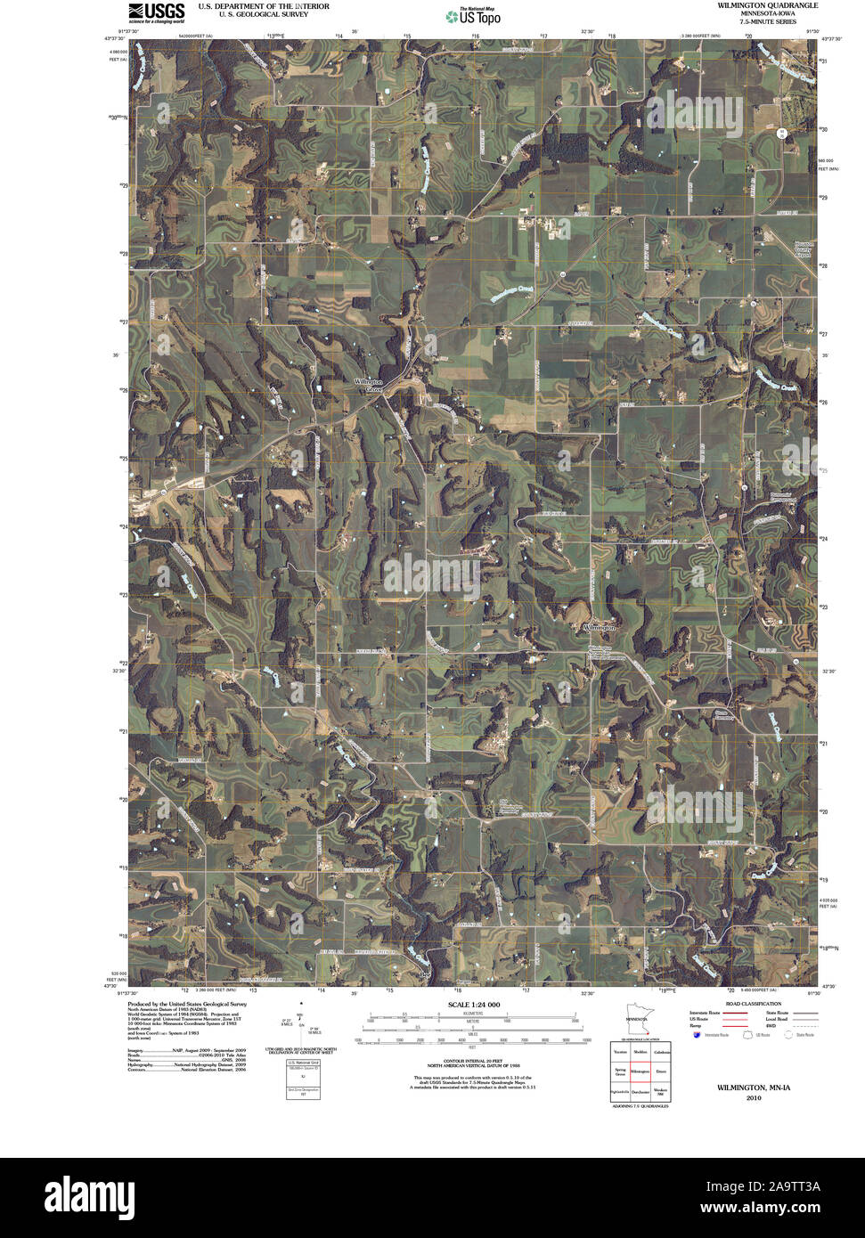 Map of wilmington Cut Out Stock Images & Pictures - Alamy