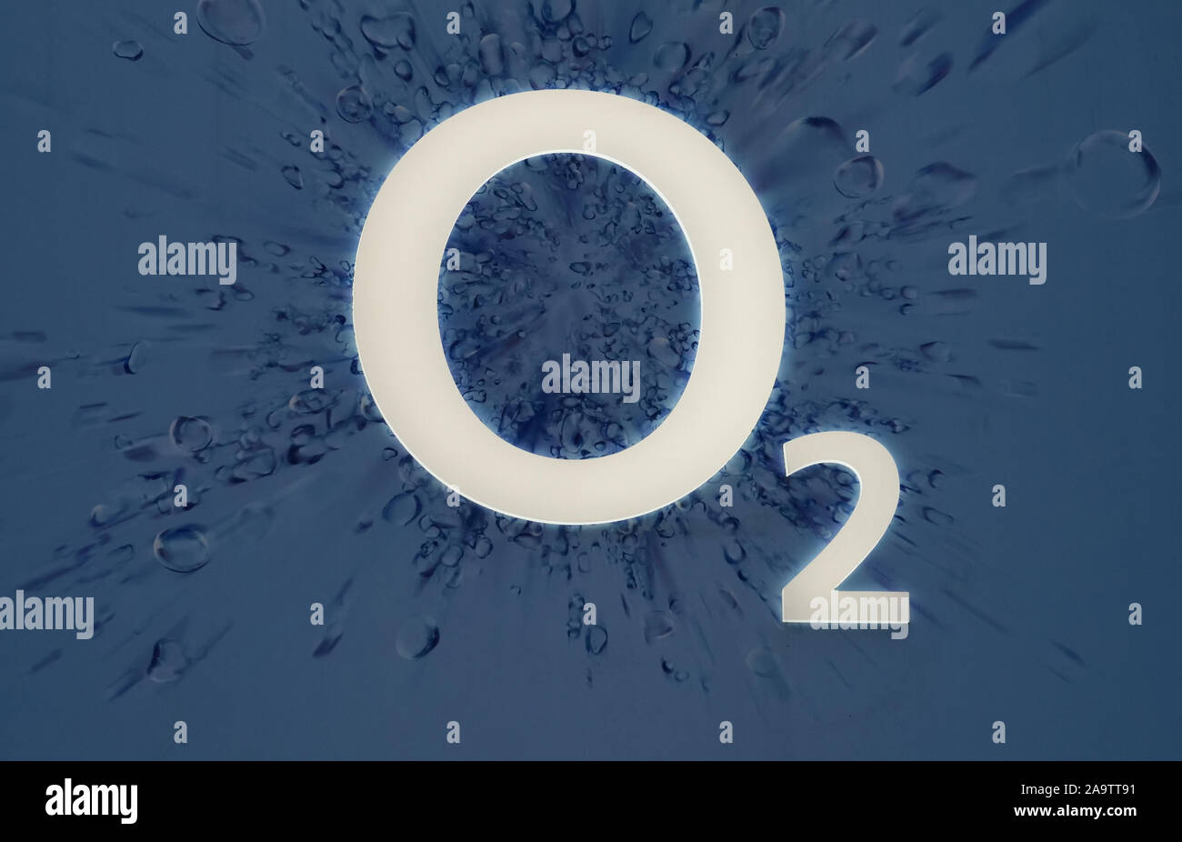 Logo O2 seen outdoors in London, England, UK Stock Photo - Alamy