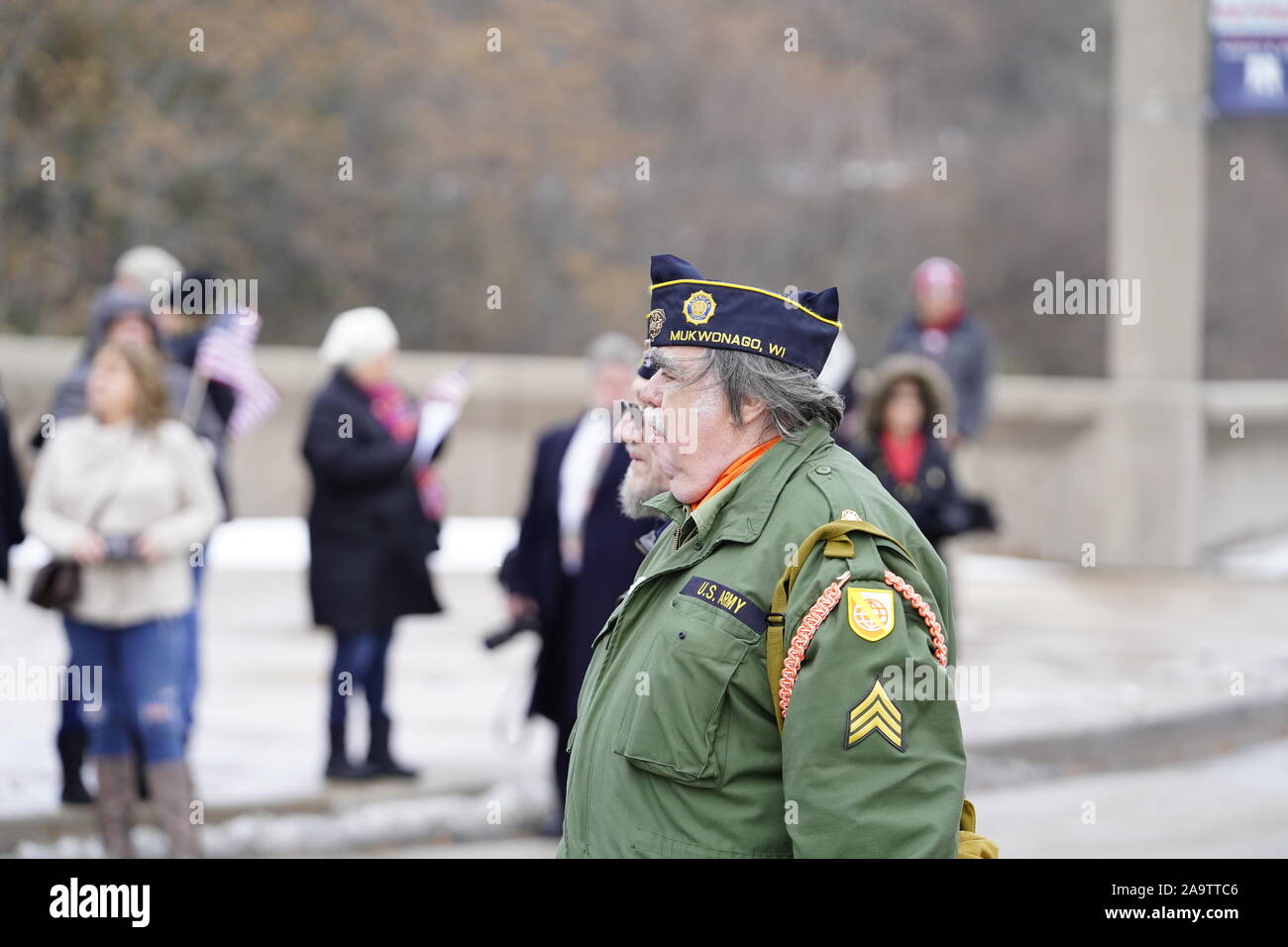 Many Veterans all over Wisconsin come out to Veterans Day Parade ...