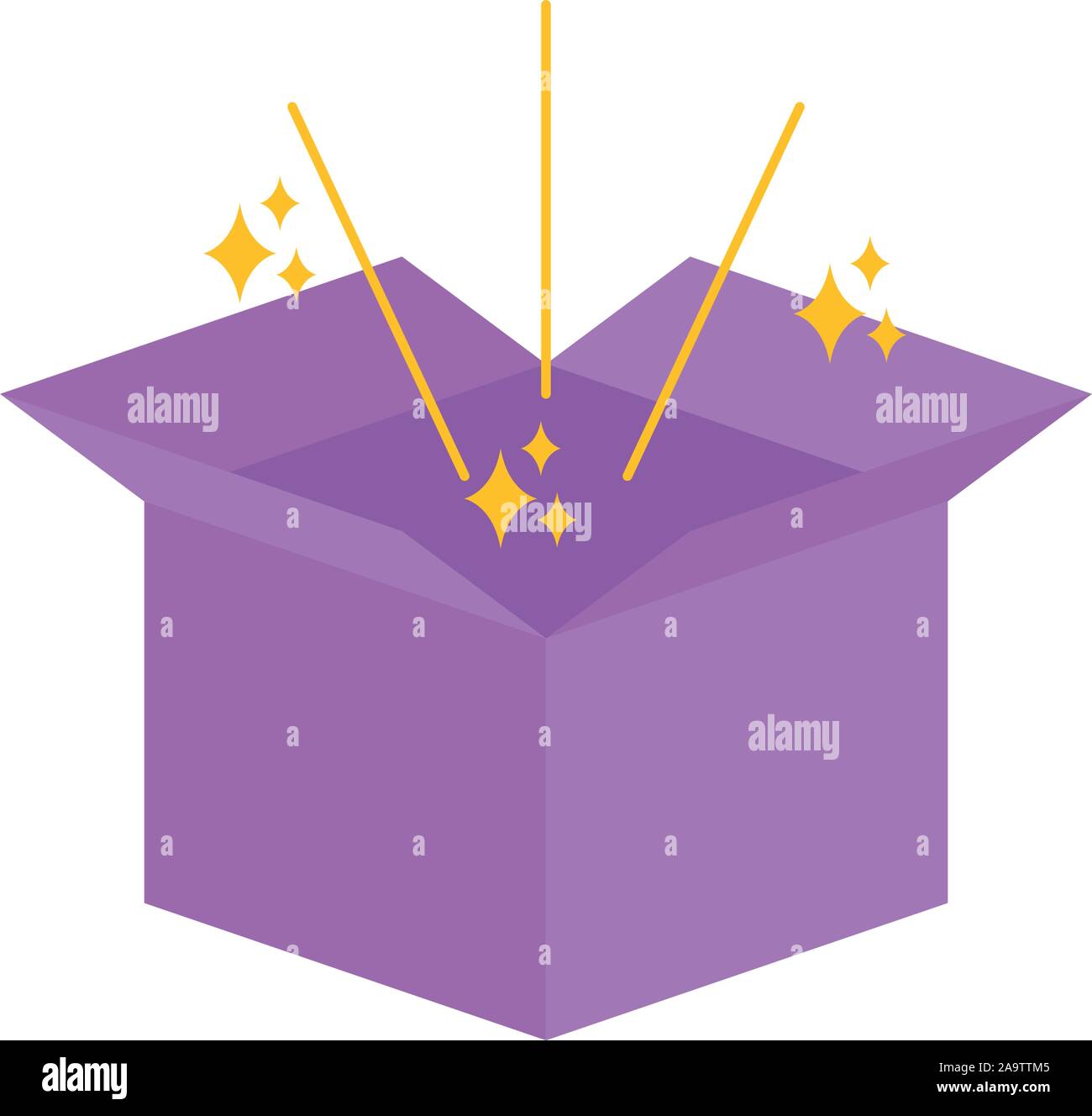 Magician box Cut Out Stock Images & Pictures - Alamy