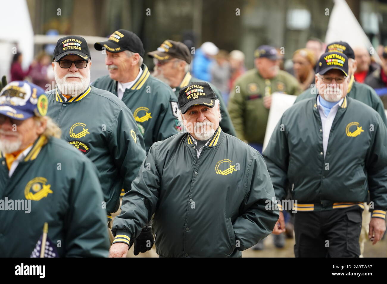 Many Veterans all over Wisconsin come out to Veterans Day Parade ...