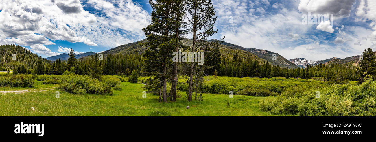 The Sawtooth National Forest covers two million acres in southern Idaho ...