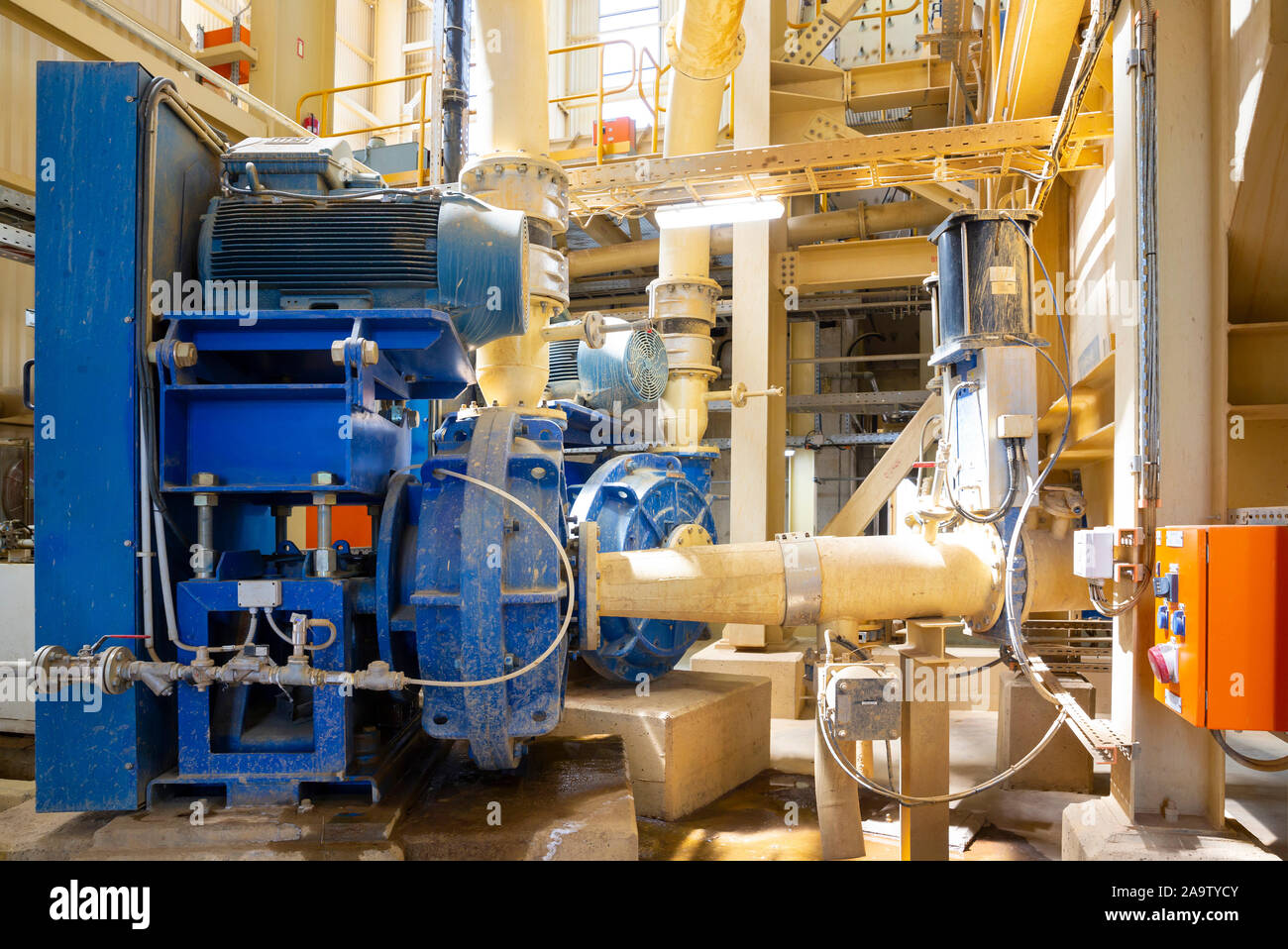 Gold mine processing hi-res stock photography and images - Alamy