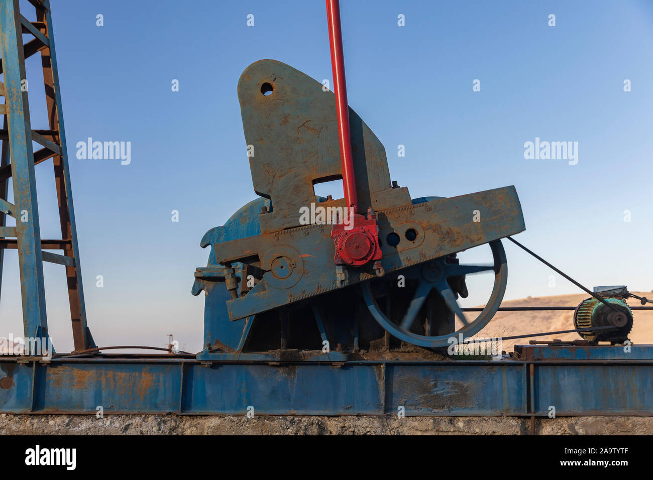 Oil rig motor hi-res stock photography and images - Alamy