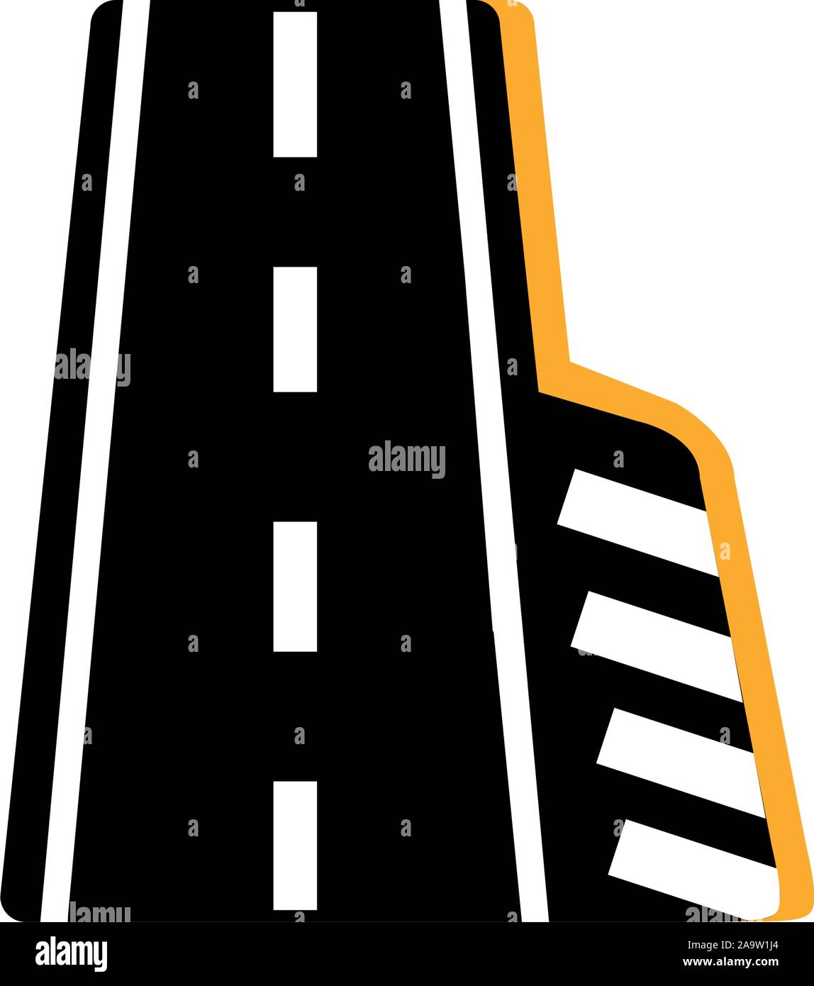 Flat sidewalk Cut Out Stock Images & Pictures - Alamy