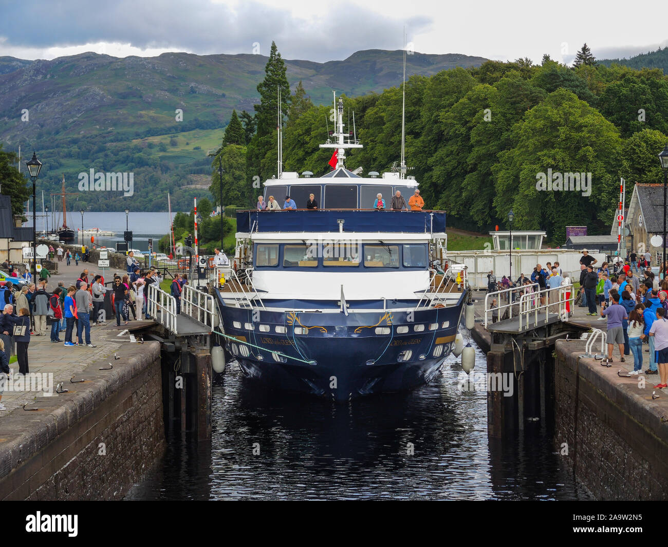 Fort Augustus Locks Stock Photo - Alamy