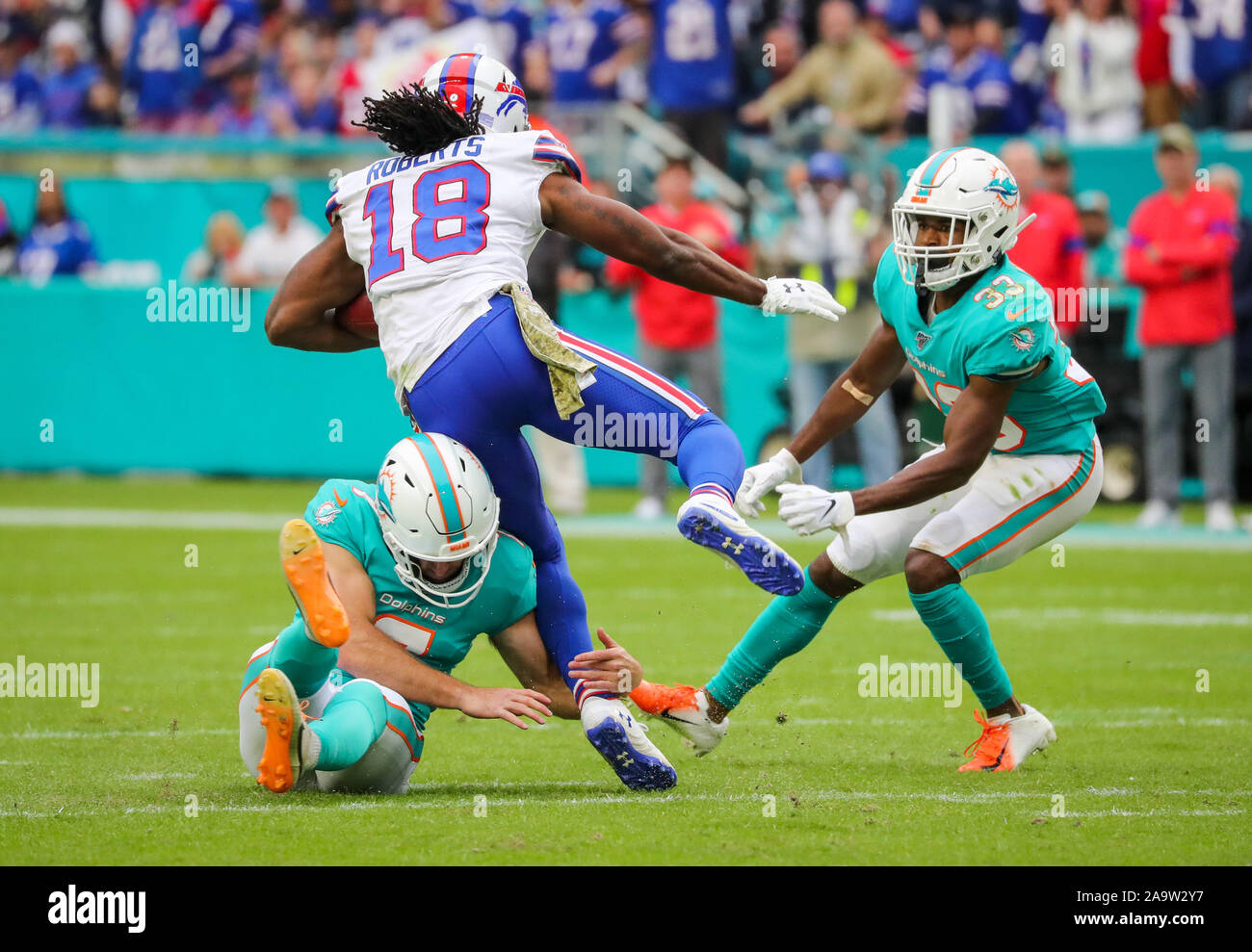 Miami Gardens, Florida, USA. 17th Nov, 2019. Buffalo Bills wide ...