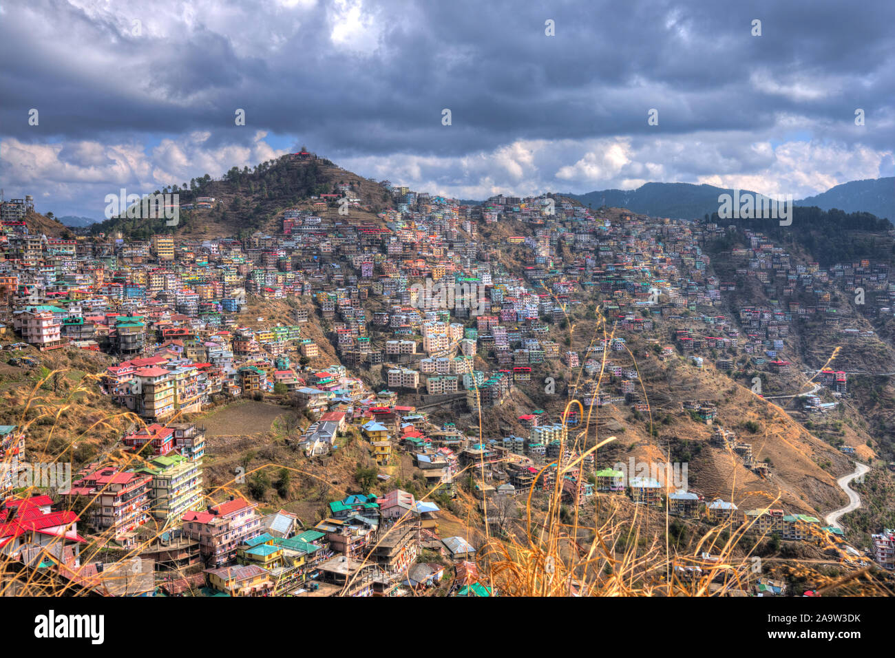 View of Mashobra/Shimla..Shimla is the capital city of the Indian state ...