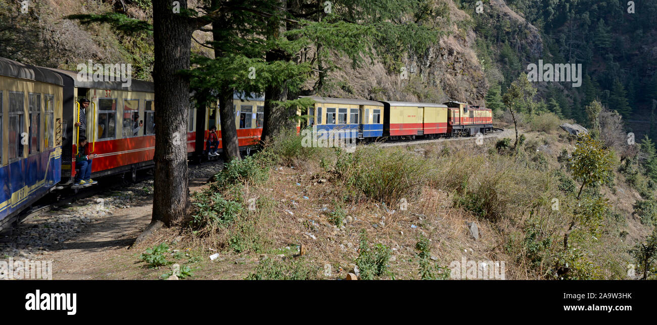 The Kalka–Shimla Railway is a narrow gauge railway in North-West India ...