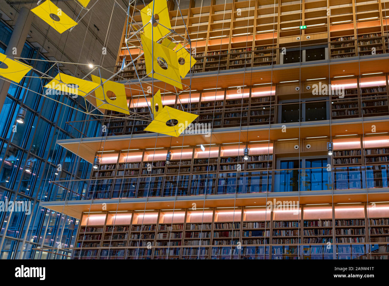 New modern national library of Greece - education - information Stock ...