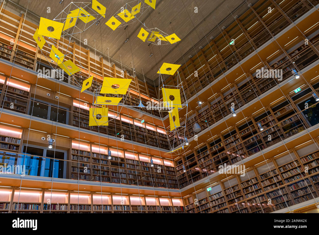 New modern national library of Greece - education - information Stock ...