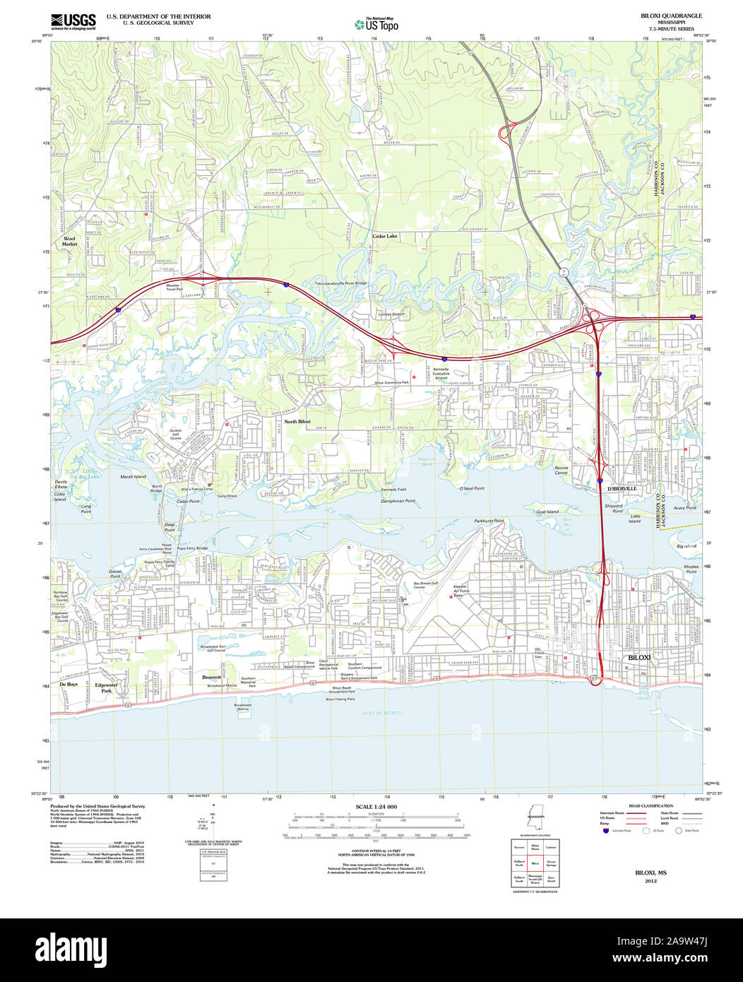 Biloxi mississippi Cut Out Stock Images & Pictures - Alamy