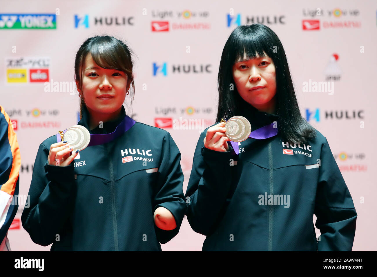 Tokyo, Japan. 17th Nov, 2019. Asami Yamada & Kaede Kameyama (JPN ...