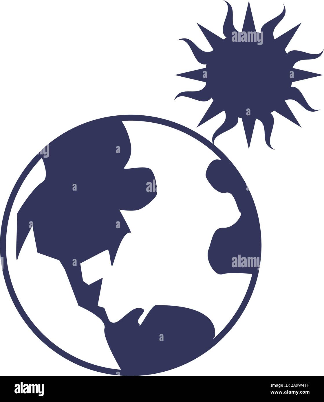 Satellite Image Earth Sun High Resolution Stock Photography and Images ...