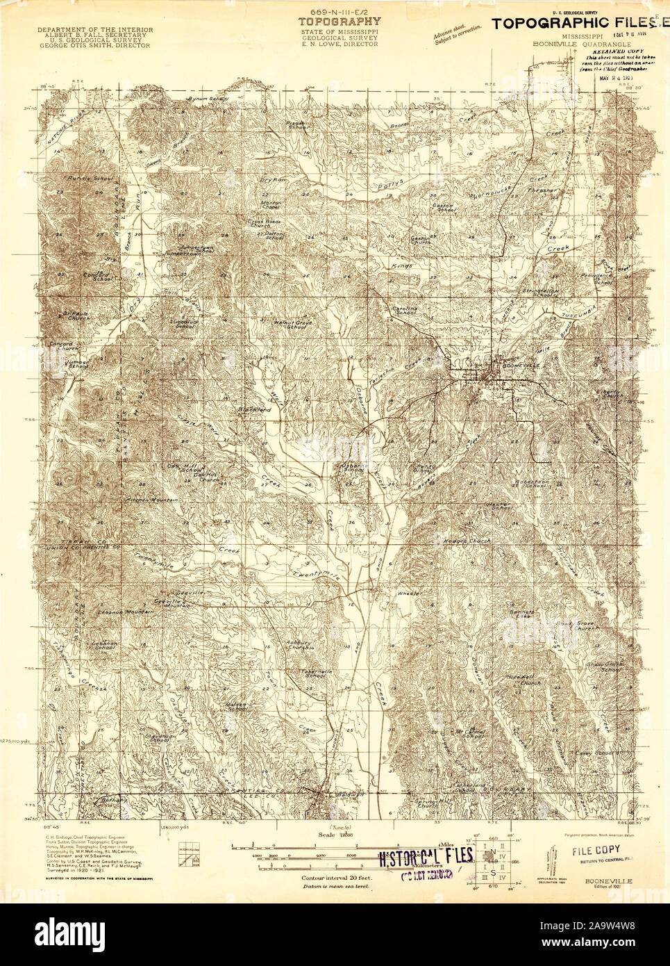 Map of booneville mississippi hi-res stock photography and images - Alamy