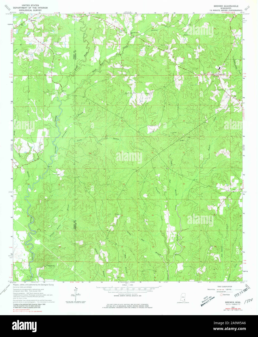 Map of brewer hi-res stock photography and images - Alamy