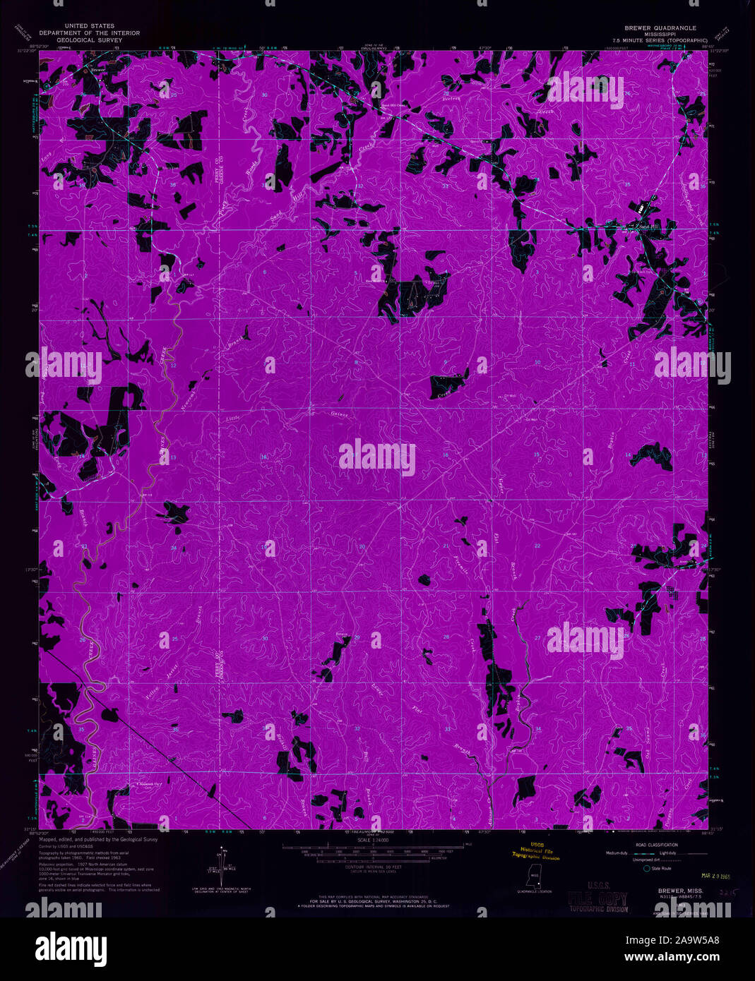 Map of brewer hi-res stock photography and images - Alamy