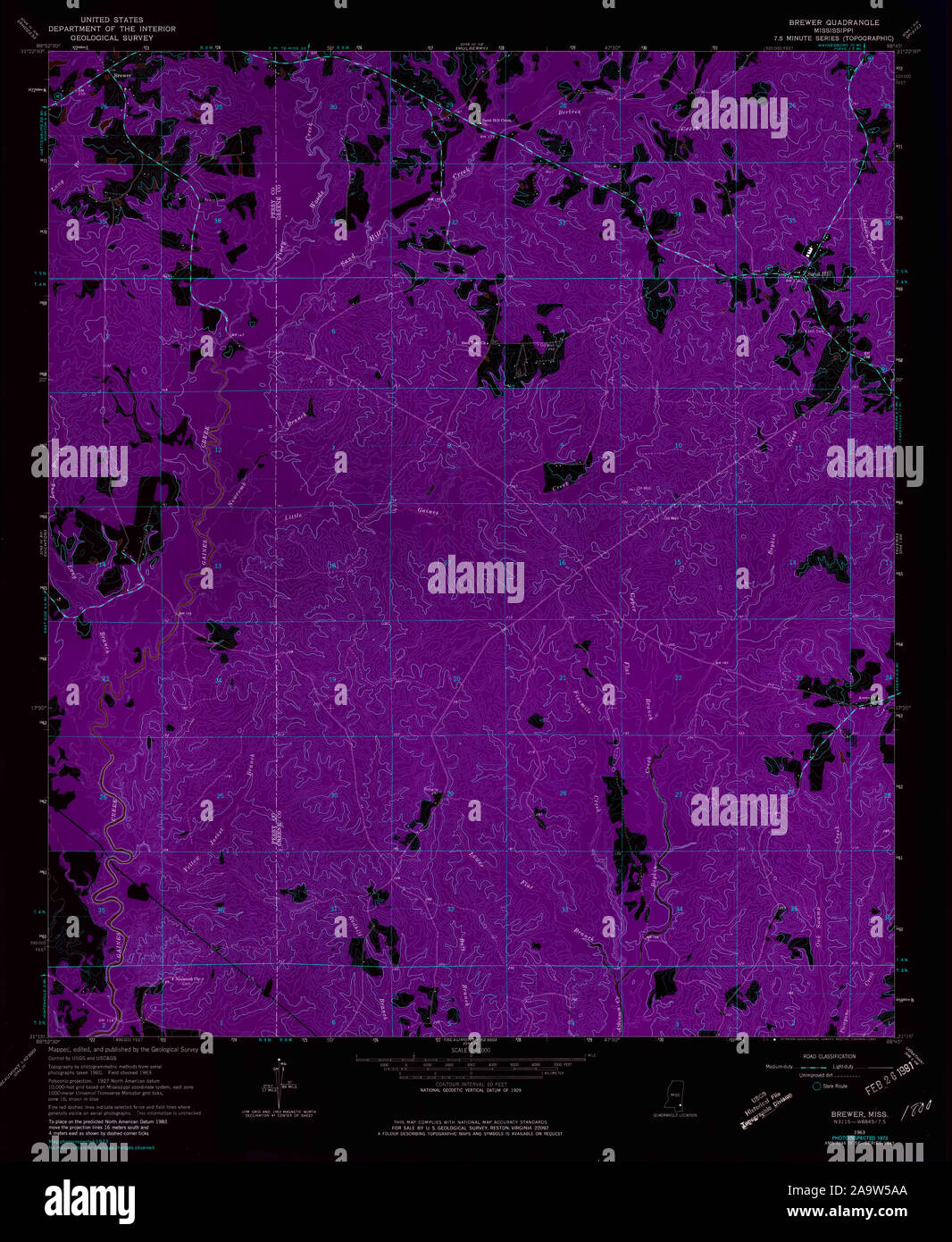 Map of brewer hi-res stock photography and images - Alamy