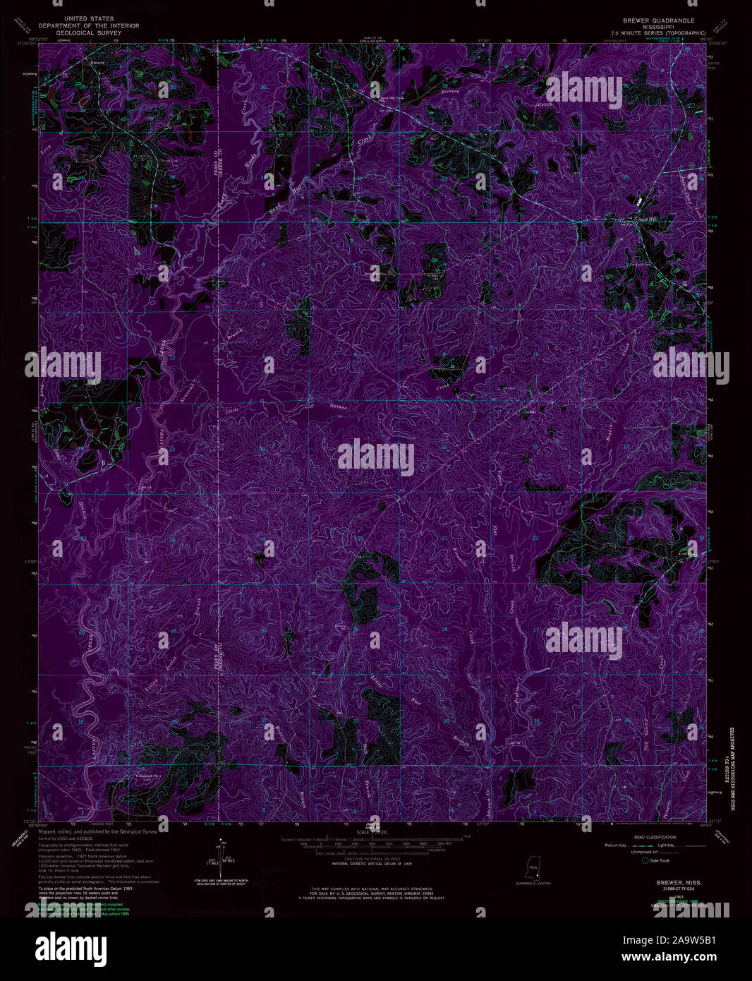 Map of brewer hi-res stock photography and images - Alamy