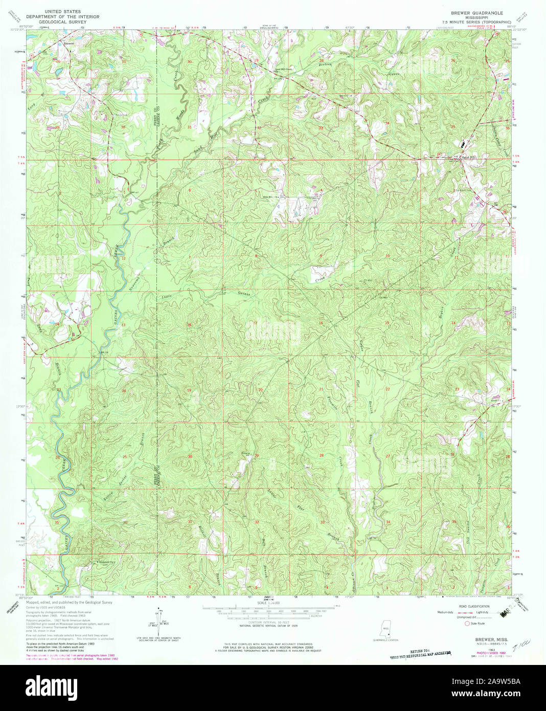 Map of brewer hi-res stock photography and images - Alamy