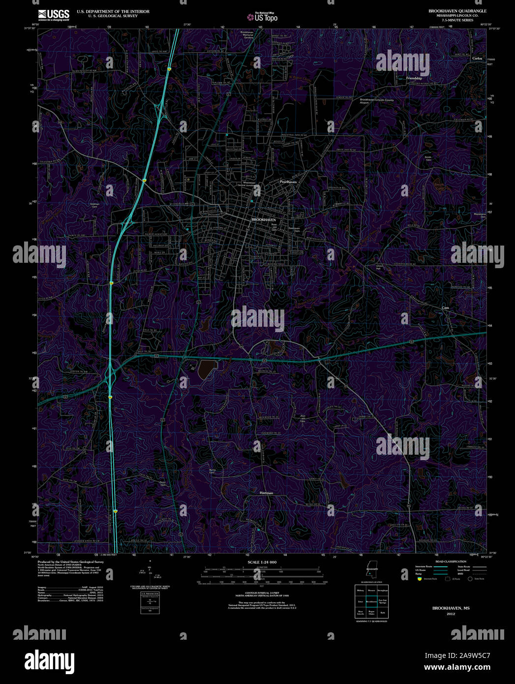 Brookhaven map hi-res stock photography and images - Alamy