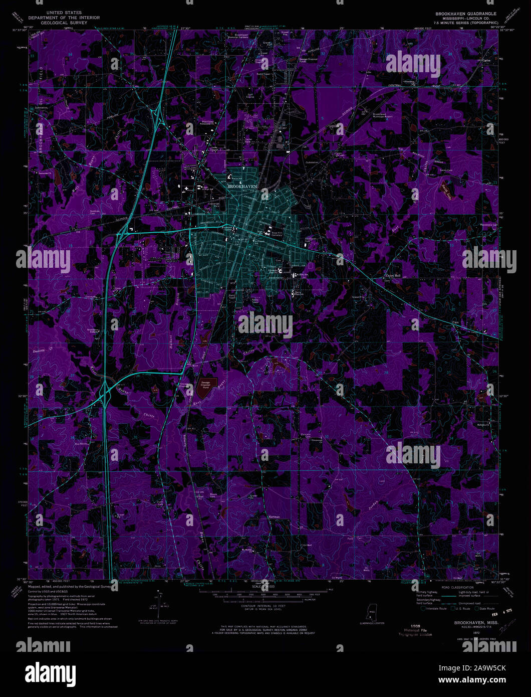 Brookhaven map hi-res stock photography and images - Alamy